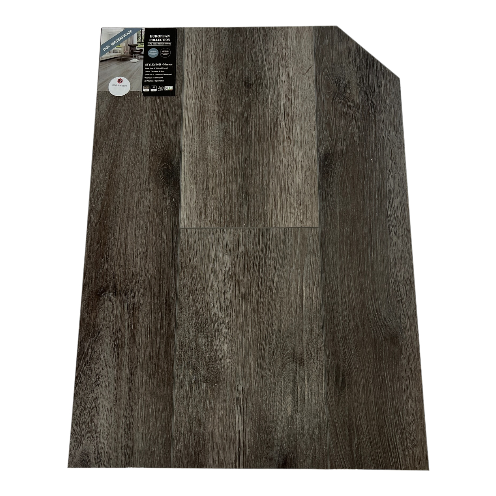 SPC Vinyl Plank Flooring European Collection – Monaco - Tile and Marble ...