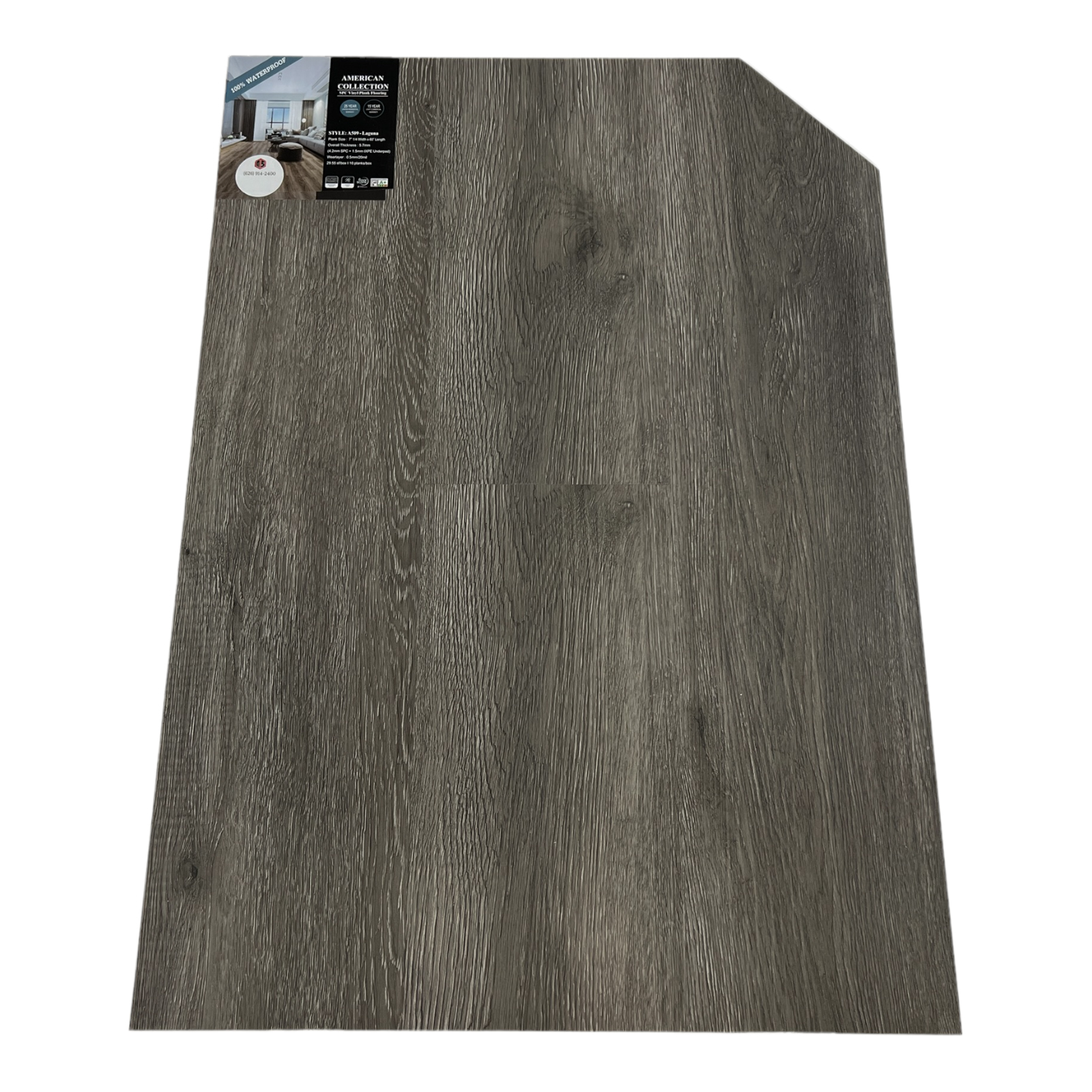 SPC Vinyl Plank Flooring American Collection – Laguna - Tile and Marble ...